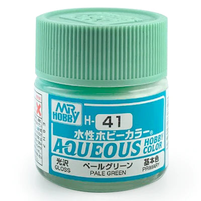 Mr. Color Aqueous H41 (Gloss Pale Green) 10ml – Midwest Hobby and Craft
