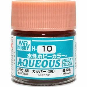 Mr. Hobby Aqueous H10 (Metallic Copper) 10ml – Midwest Hobby and Craft